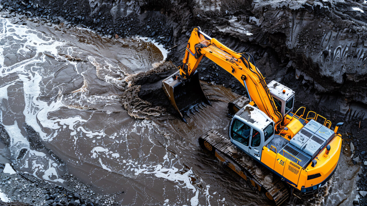 Sediment Removal and Drying at Snye Point